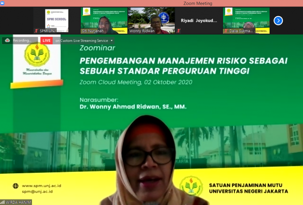 Pengembangan Manajemen Risiko Sebagai Sebuah Standar Perguruan Tinggi ...